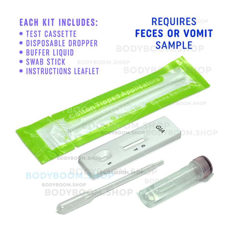 Giardia Test for Dogs & Cats Giardiasis Ag At-Home Pet Testing Kit