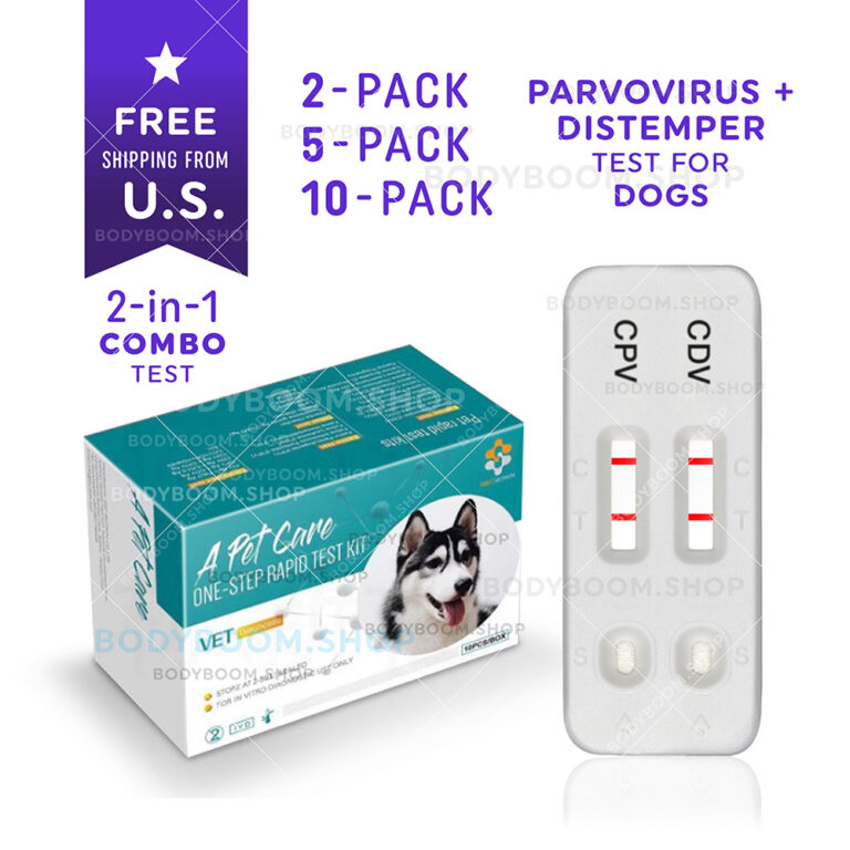 Distemper Parvo 2-in-1 Test At-Home Testing Kit Canine CDV+CPV